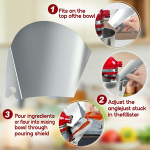 Stainless steel pouring shield – ailsion