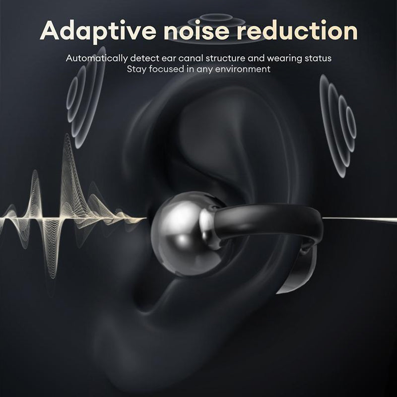 Clip-On Ear LCD Full Color Touchscreen Audio Wireless Headphones – ailsion