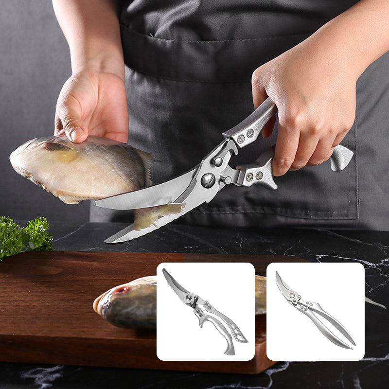 Stainless Steel Bone-Cut Kitchen Scissors – ailsion