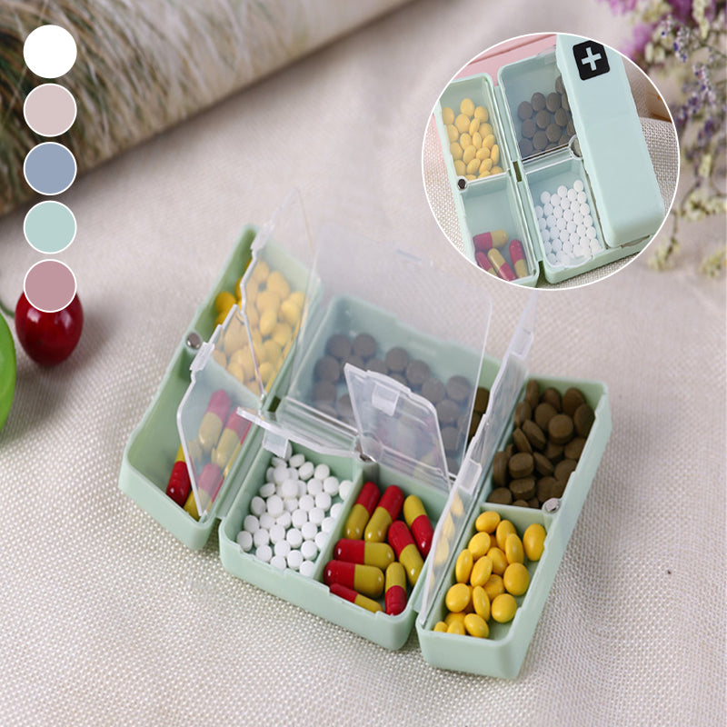 Foldable Carry-on 7 Compartment Pill Box – ailsion