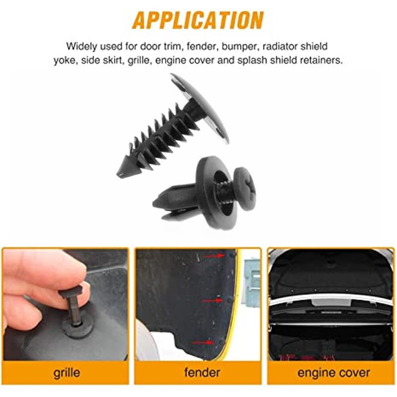 Universal Car Plastic Fender Fastener Clips – ailsion