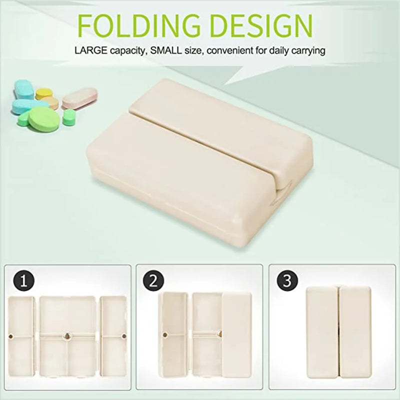 Foldable Carry-on 7 Compartment Pill Box – ailsion