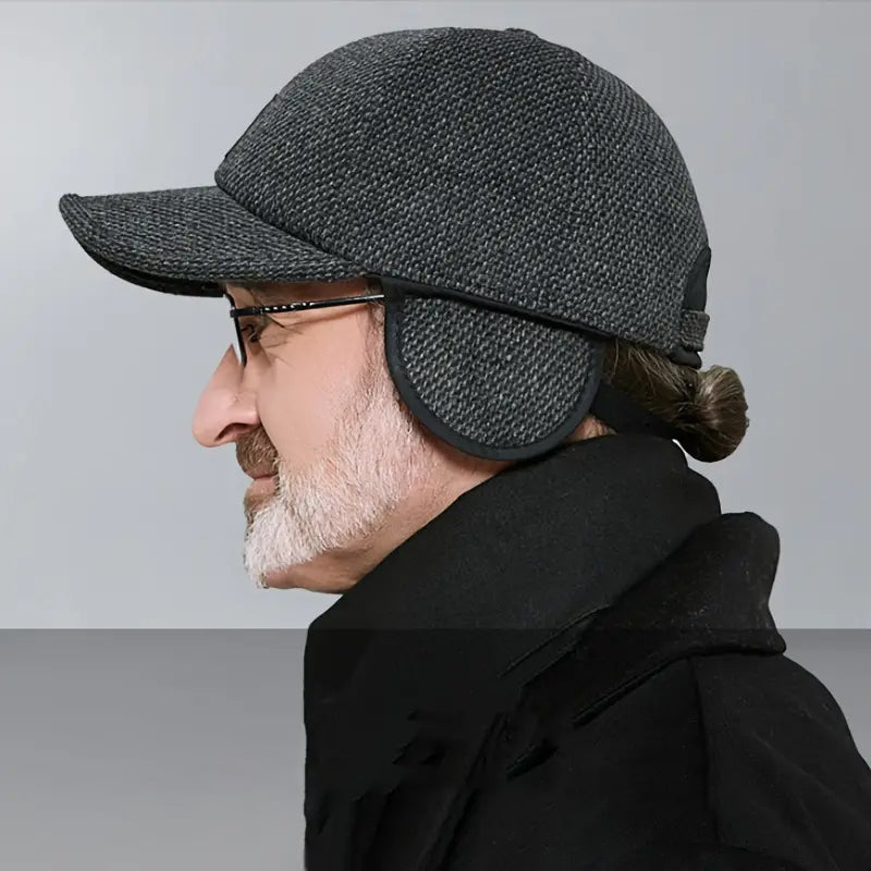 Winter Baseball Cap with Ear Muffs – ailsion